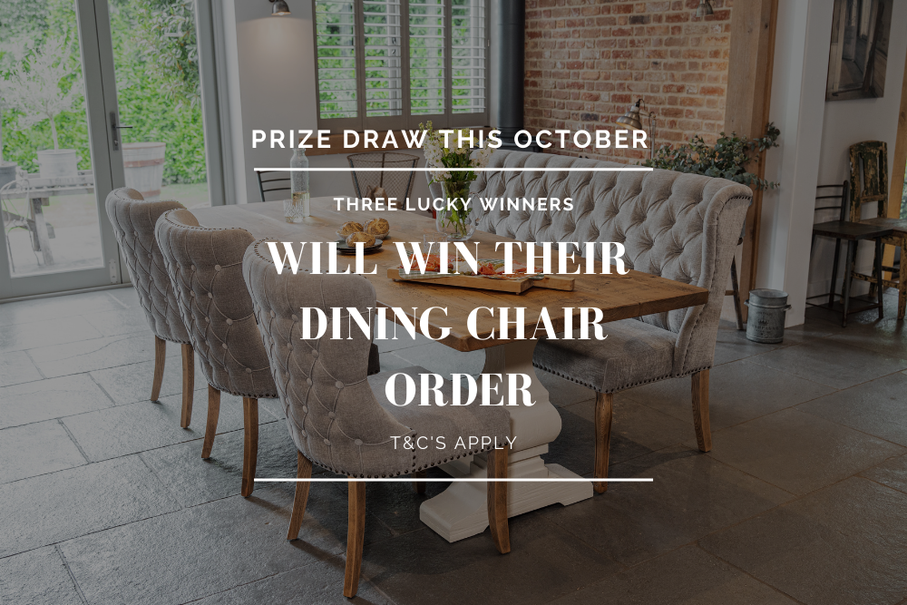 October Prize Draw Competition Win Your Dining Chairs – Peppermill ...