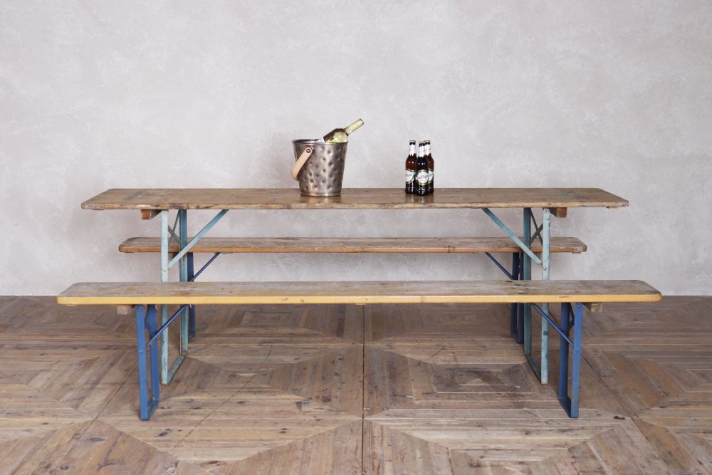 Bierkeller Foldable Table and Bench Set | Peppermill Interiors