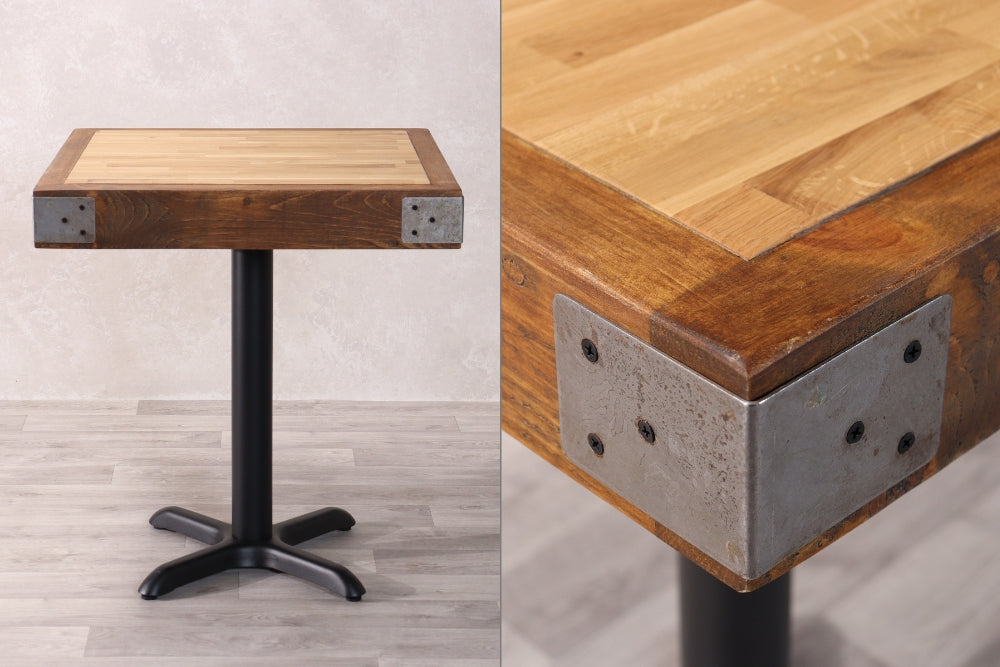 Butchers Block Café Table Range | Peppermill Interiors