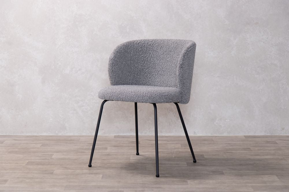 Celine Boucle Dining Chair | Peppermill Interiors
