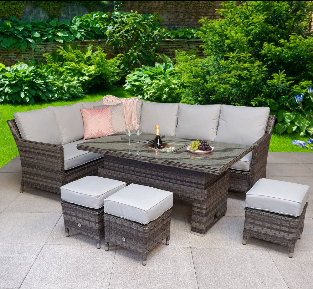 Drakeford Outdoor Corner Sofa Set | Peppermill Interiors