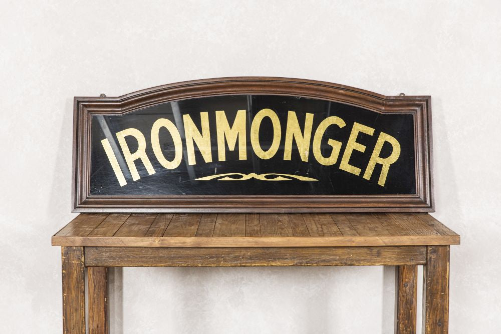 Vintage Ironmonger Sign | Peppermill Interiors