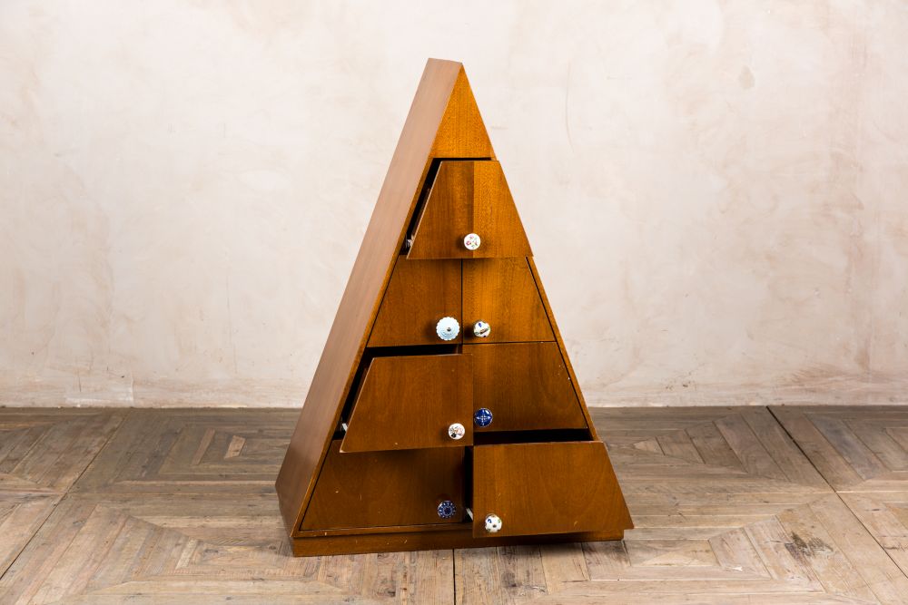 MEDIUM RETRO TRIANGLE CHEST OF DRAWERS | Peppermill Interiors