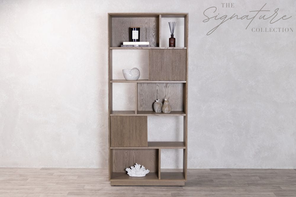 Nevada Oak Bookcase Range | Peppermill Interiors