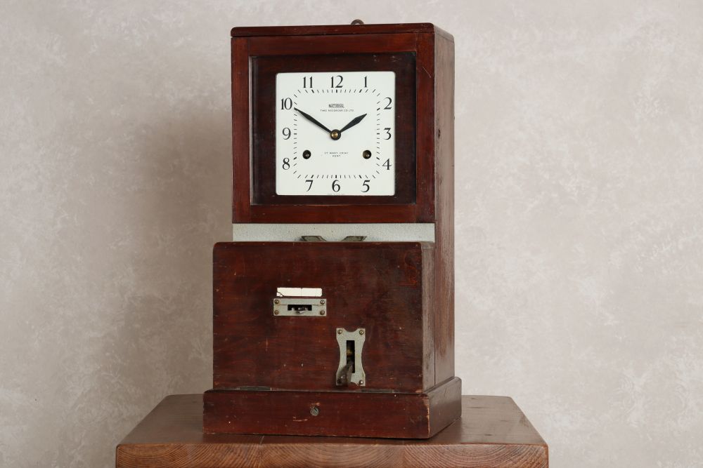 Vintage Clocking in Machine | Peppermill Interiors
