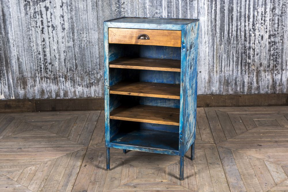 VINTAGE BLUE WAITRESS STAND | Peppermill Interiors