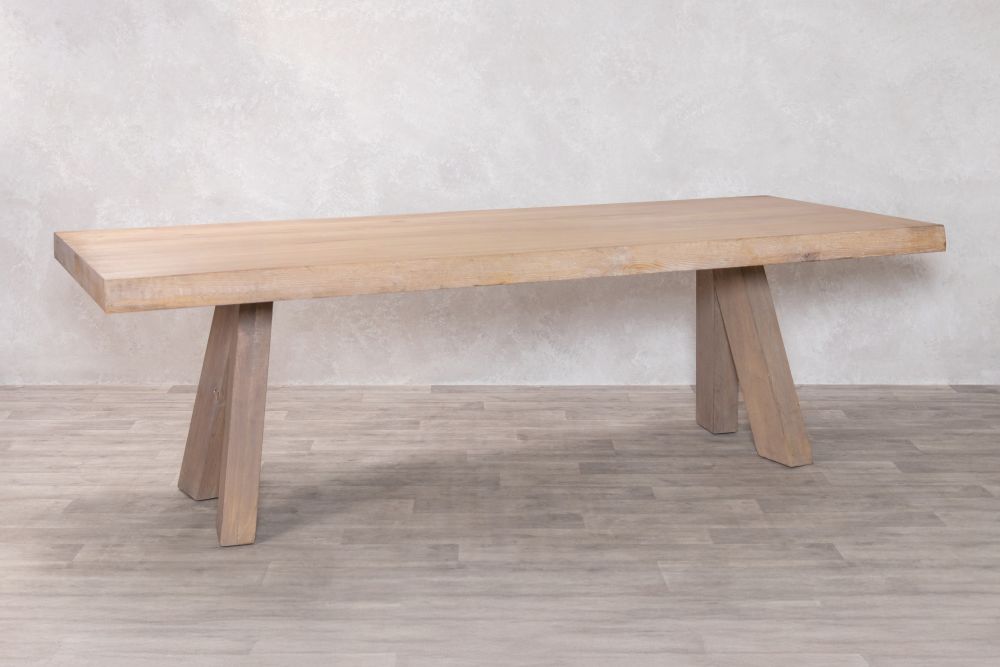 Solid Oak Live Edge Dining Table | Peppermill Interiors